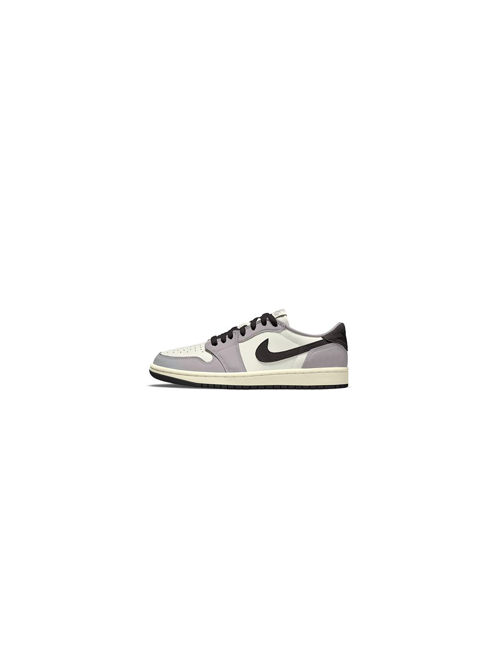Top-Level Fake Air Jordan 1 Low "Atmosphere Grey"