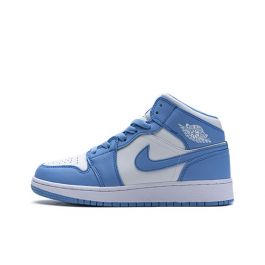 Buy Air Jordan 1 Mid "UNC" Fake Version 554724-106 | PopKicks.org